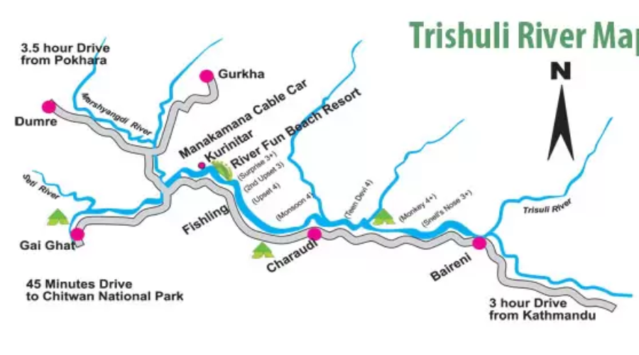 Trishuli River Rafting - Nepal Everest Holidays